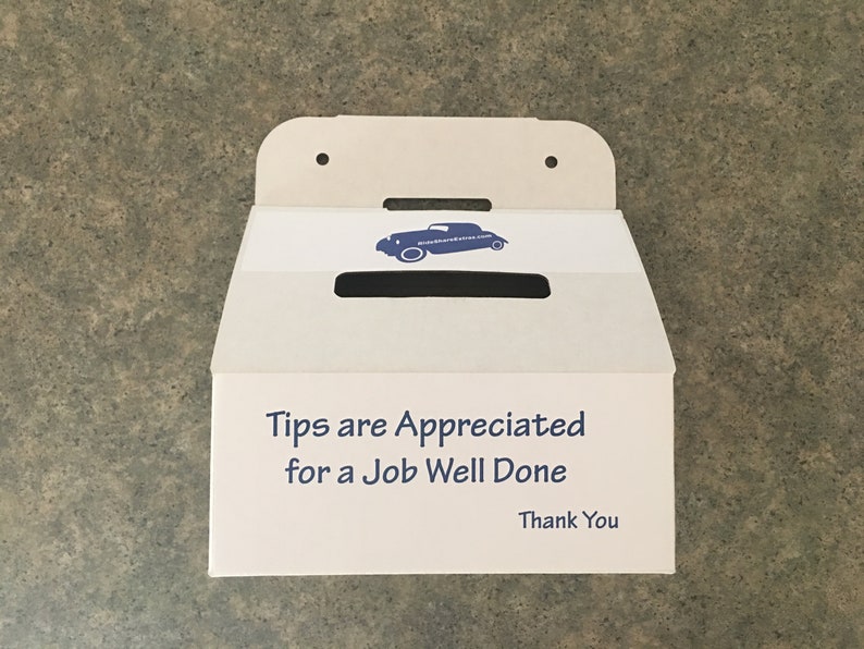 Ridesharing Tip Box Jar Uber Lyft Gratuity Ride Austin Juno Free ...