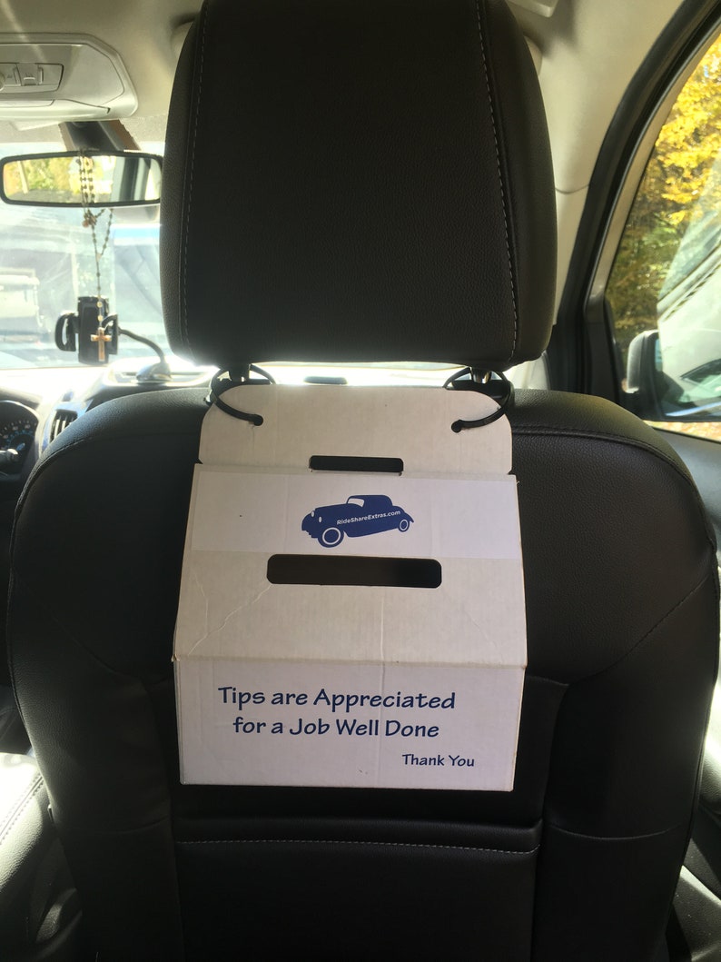 Ridesharing Tip Box Jar Uber Lyft Gratuity Ride Austin Juno Free ...