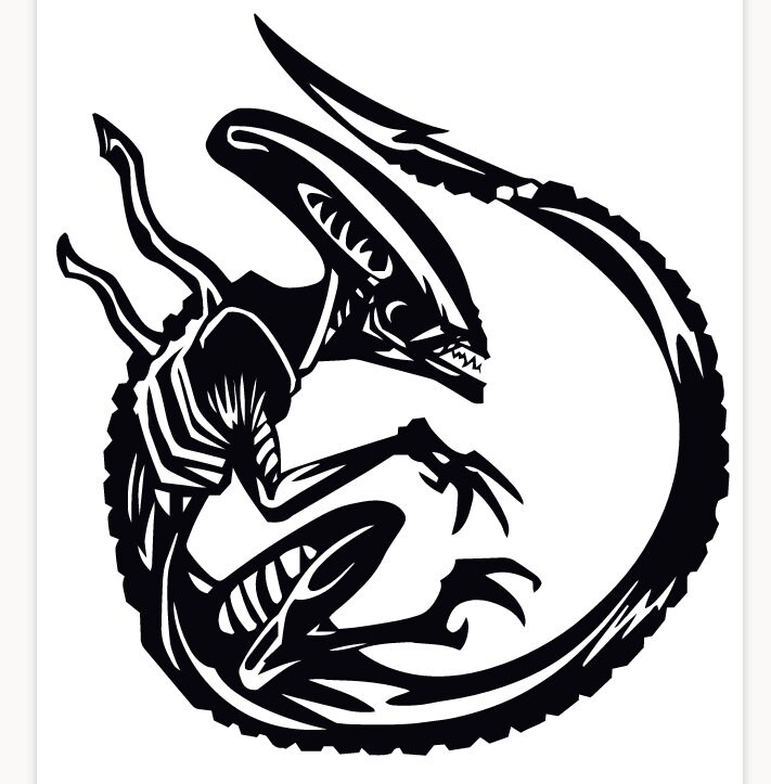 Aliens Vinyl Stickers - Etsy