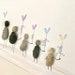 Personalised Balloon Family Tree Pebble Picture Framed Pebble Art ...
