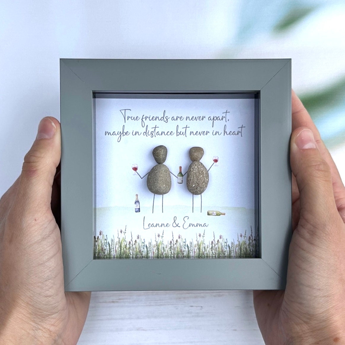 Personalised Friends Pebble Picture Frame – Friendship Gift - Friends ...