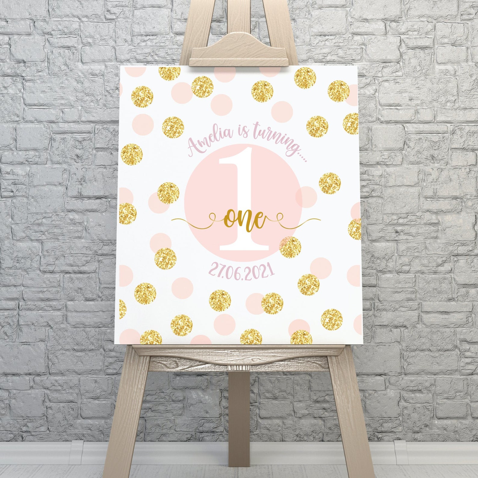 Personalised Birthday Sign - A1 A2 A3 - Welcome Birthday Party Sign ...