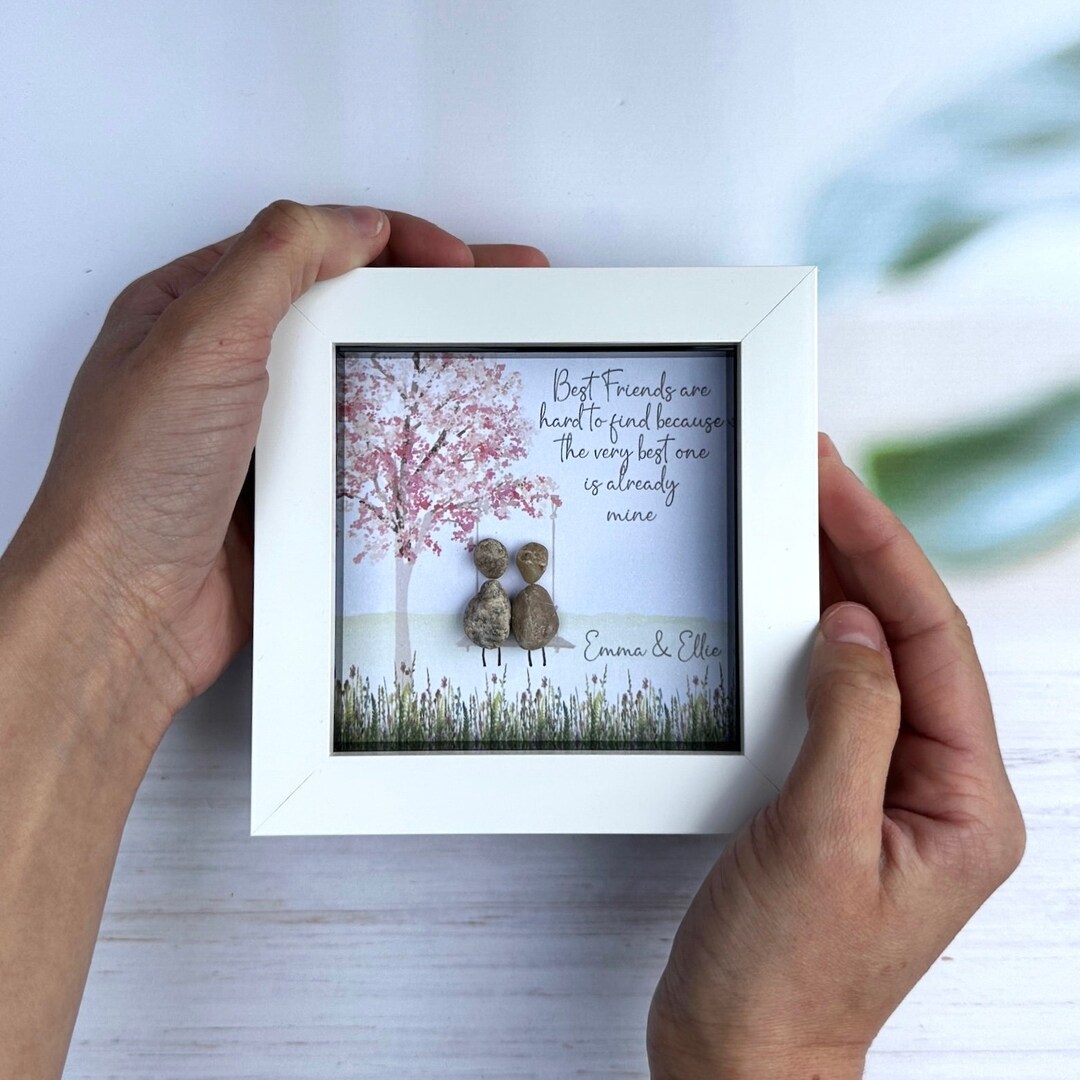 Personalised Best Friend Pebble Picture Friend Pebble Picture Best ...