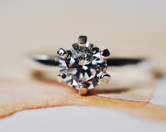 1 carat diamond ring | Etsy