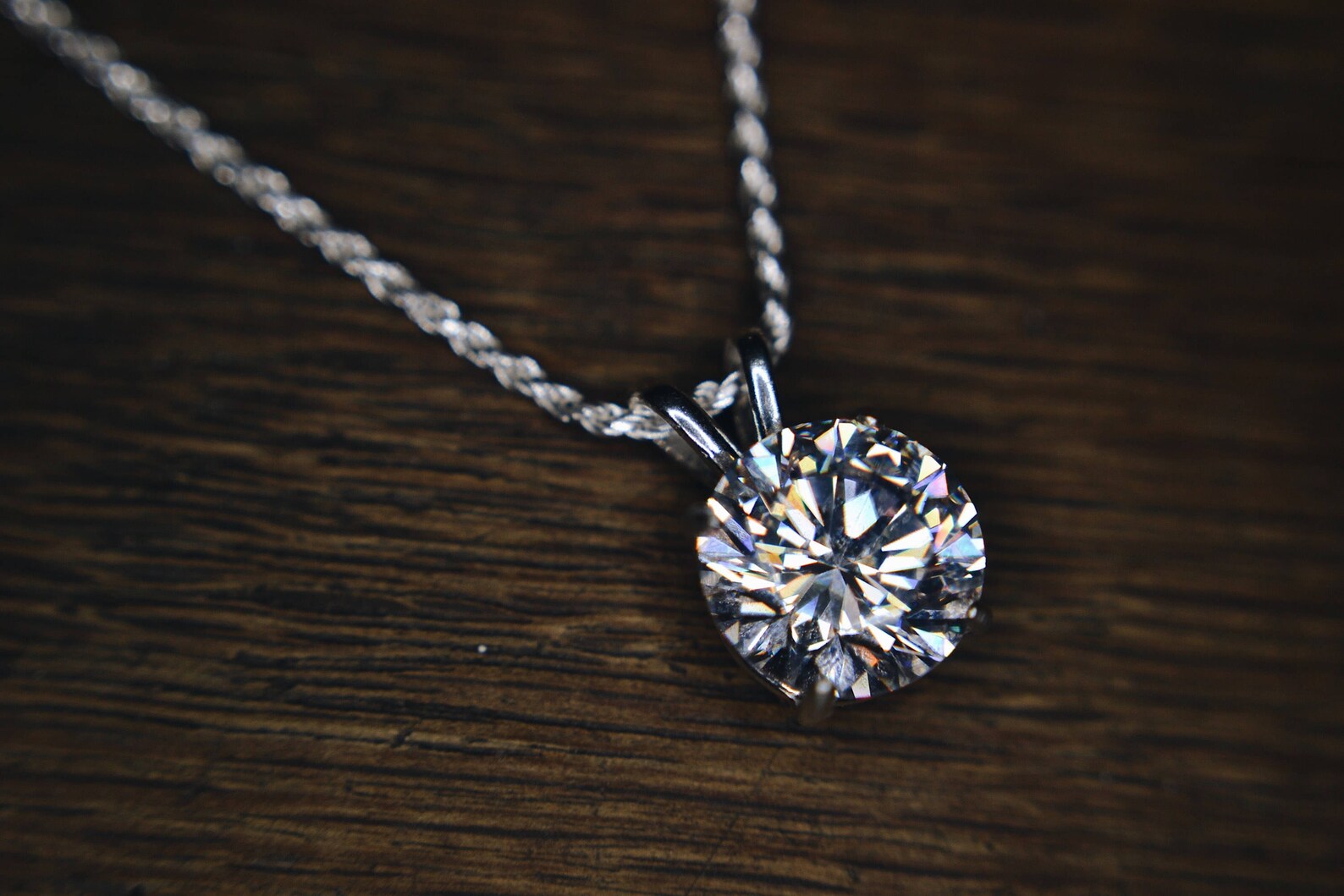 3 Carat 9 Millimeter Brilliant 4-prong Solitaire Co Diamond | Etsy