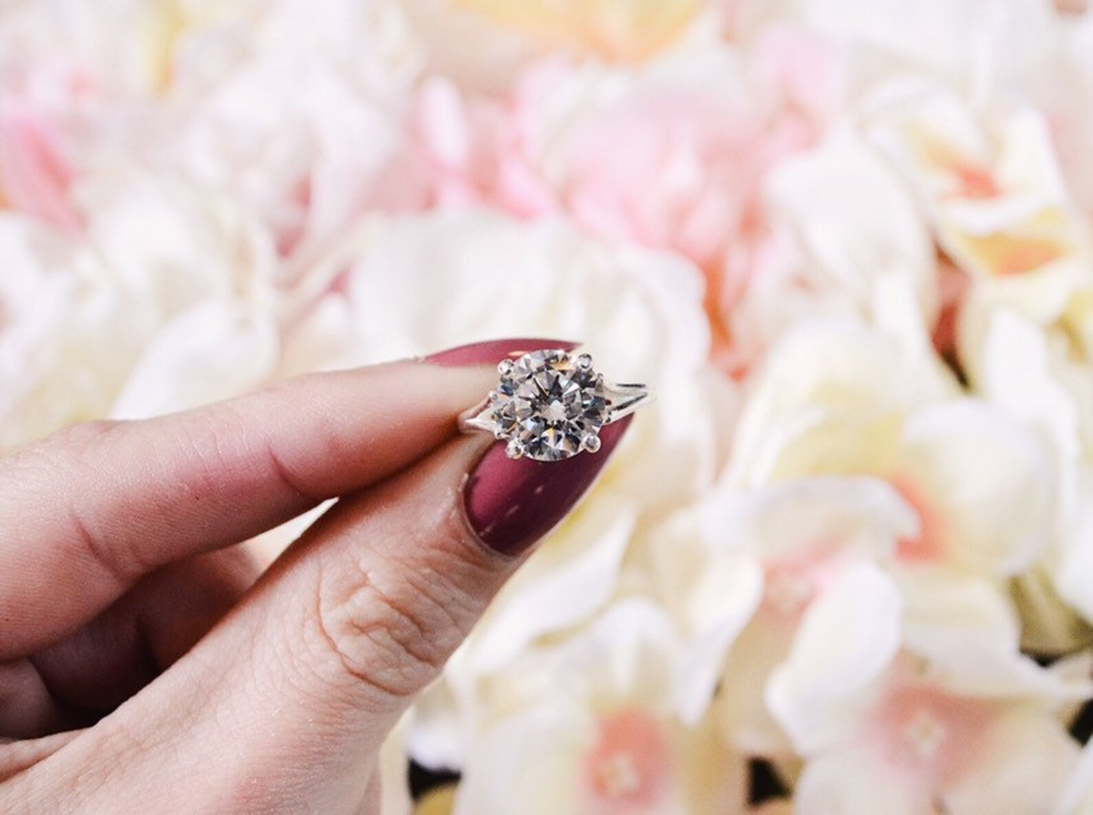 4 Carat 10mm Round Brilliant Cut Diamond Simulant Sterling - Etsy