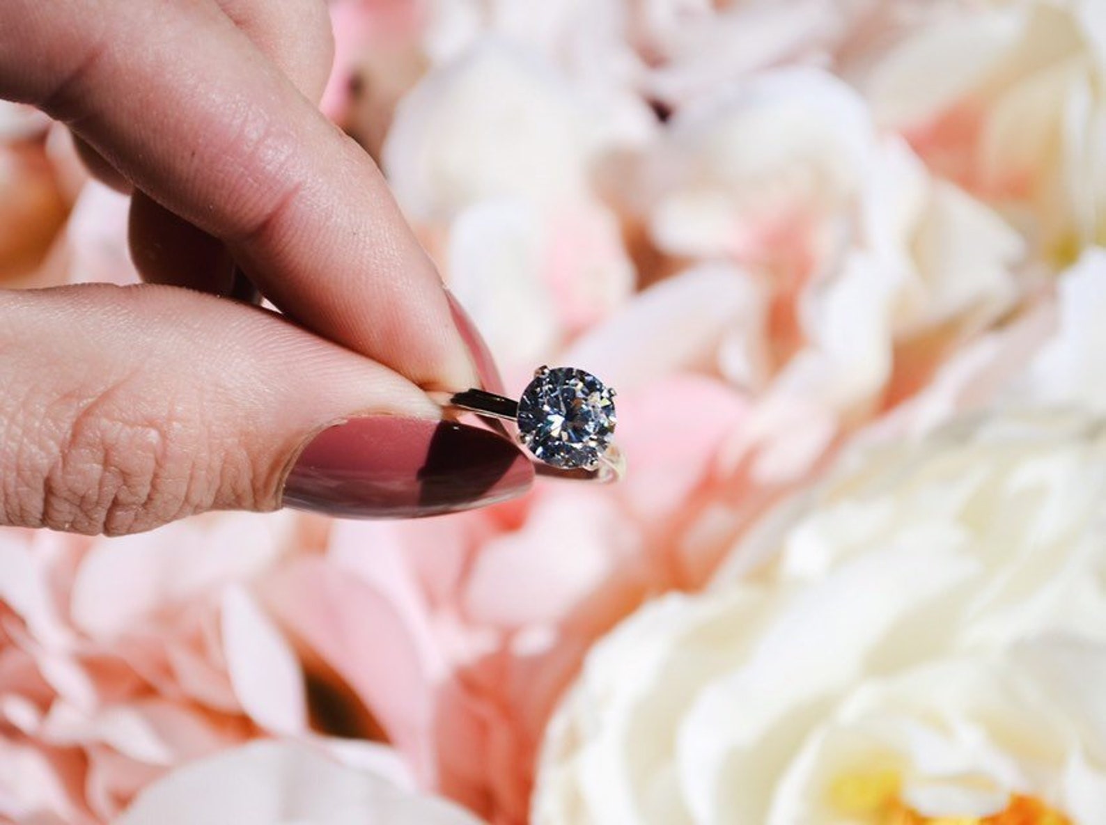 1 Carat 6 Mm Classic Round Brilliant Cut Diamond Simulant - Etsy