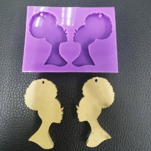 Locd Girl Earring Mold - Etsy