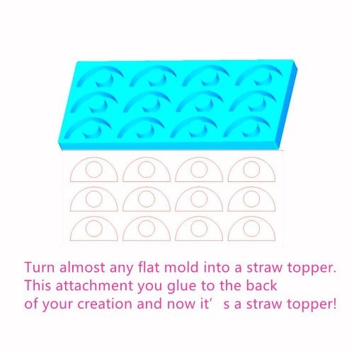 Maleficent Horns Straw Topper Mold - Etsy