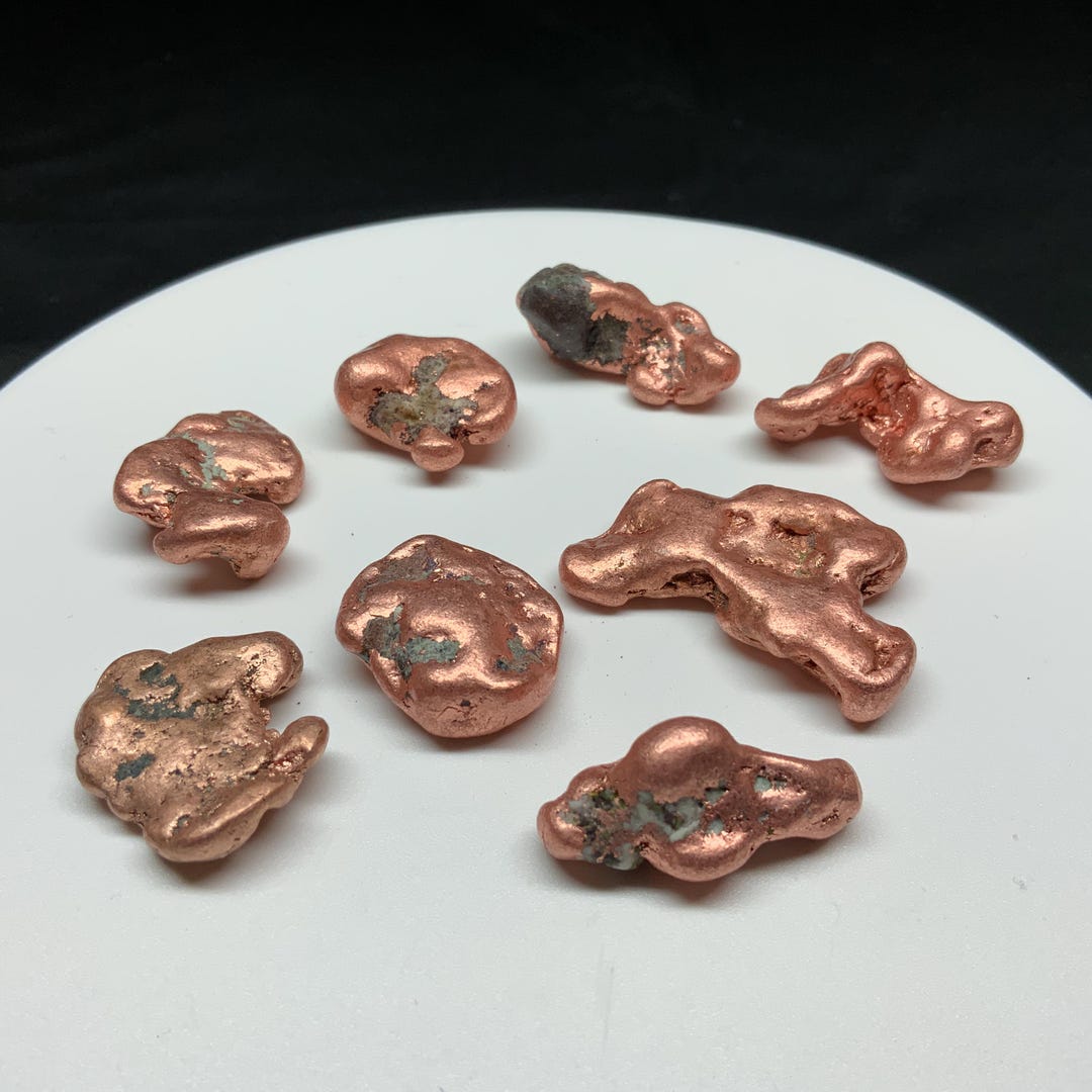 8 Copper Nuggets: Keweenaw Peninsula Michigan Native USA 1/4 Lb Natural ...