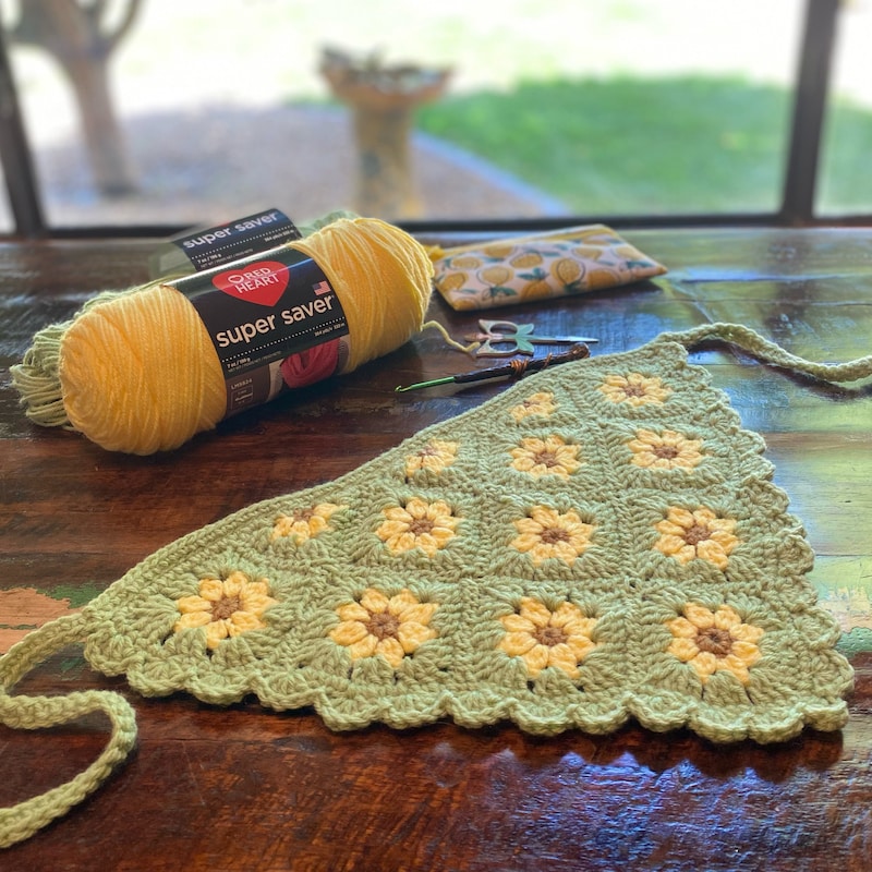 Flower Bandana - Etsy