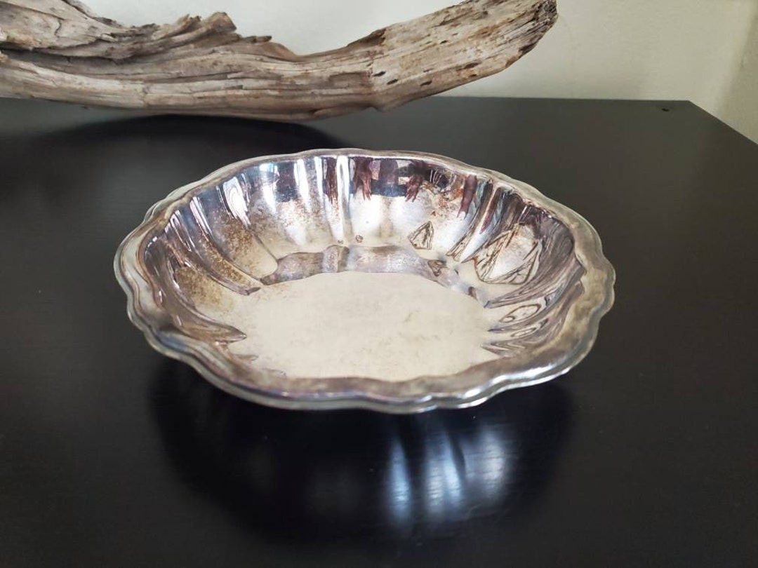 Vintage Wm A Rogers Silver Plate Scalloped Edge Bowl Small, Oneida Silversmiths - Etsy