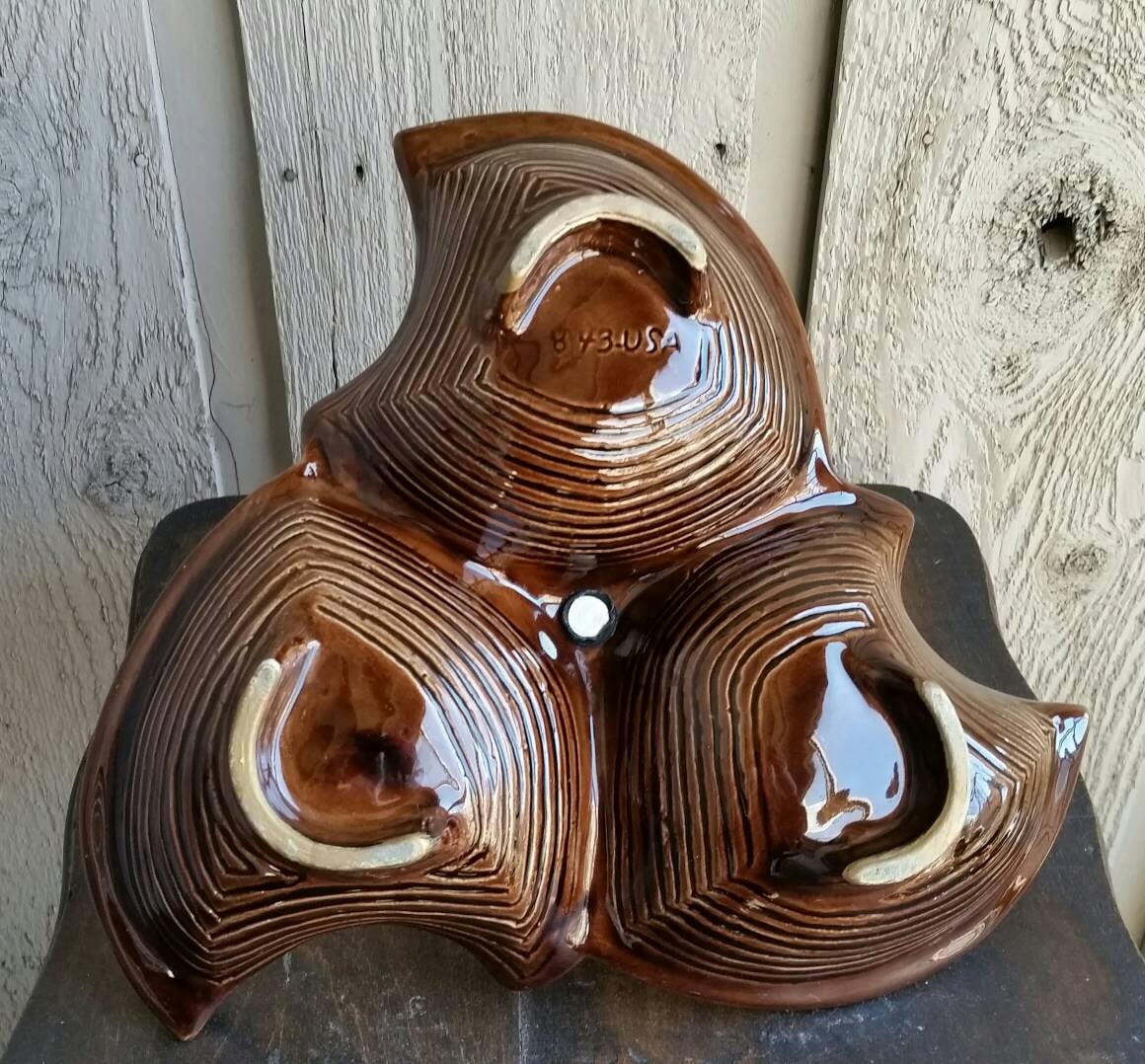 Vintage California Pottery Relish Dish Retro Dish Green - Etsy Nederland