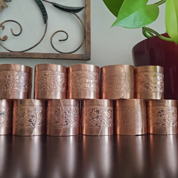 Copper Napkin Ring - Etsy