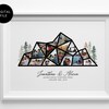 Hexagon Photo Collage, Hexagon Art, Hexagon Printable, Printable Wall ...