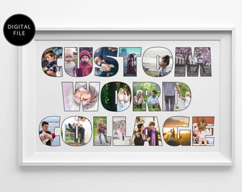 Custom Word Collage - Etsy