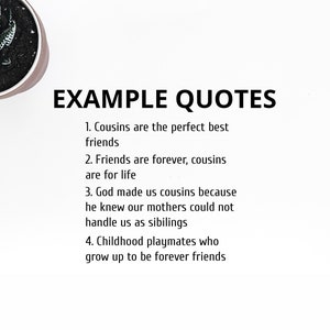 Cousins Photo Collage, Cousins Picture Collage, Cousin Gifts, Cousins ...