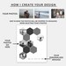 Hexagon Photo Collage, Hexagon Art, Hexagon Printable, Printable Wall ...