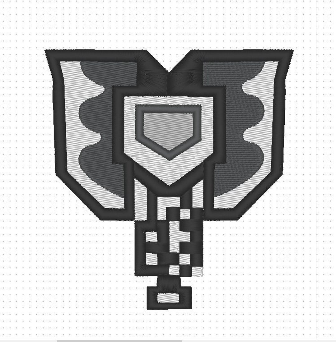 Charge Blade Monster Hunter Weapon Machine Embroidery Pattern File - Etsy