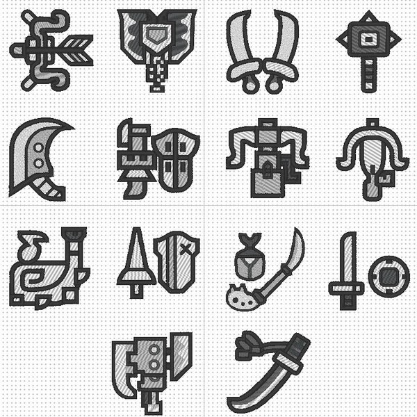 Monster Hunter Blueprints - Etsy UK