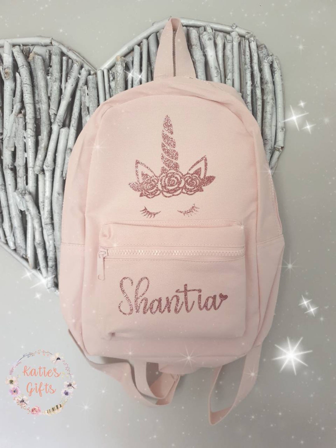 Personalised Unicorn Mini Backpack Back to School Bag Kids Nursery ...