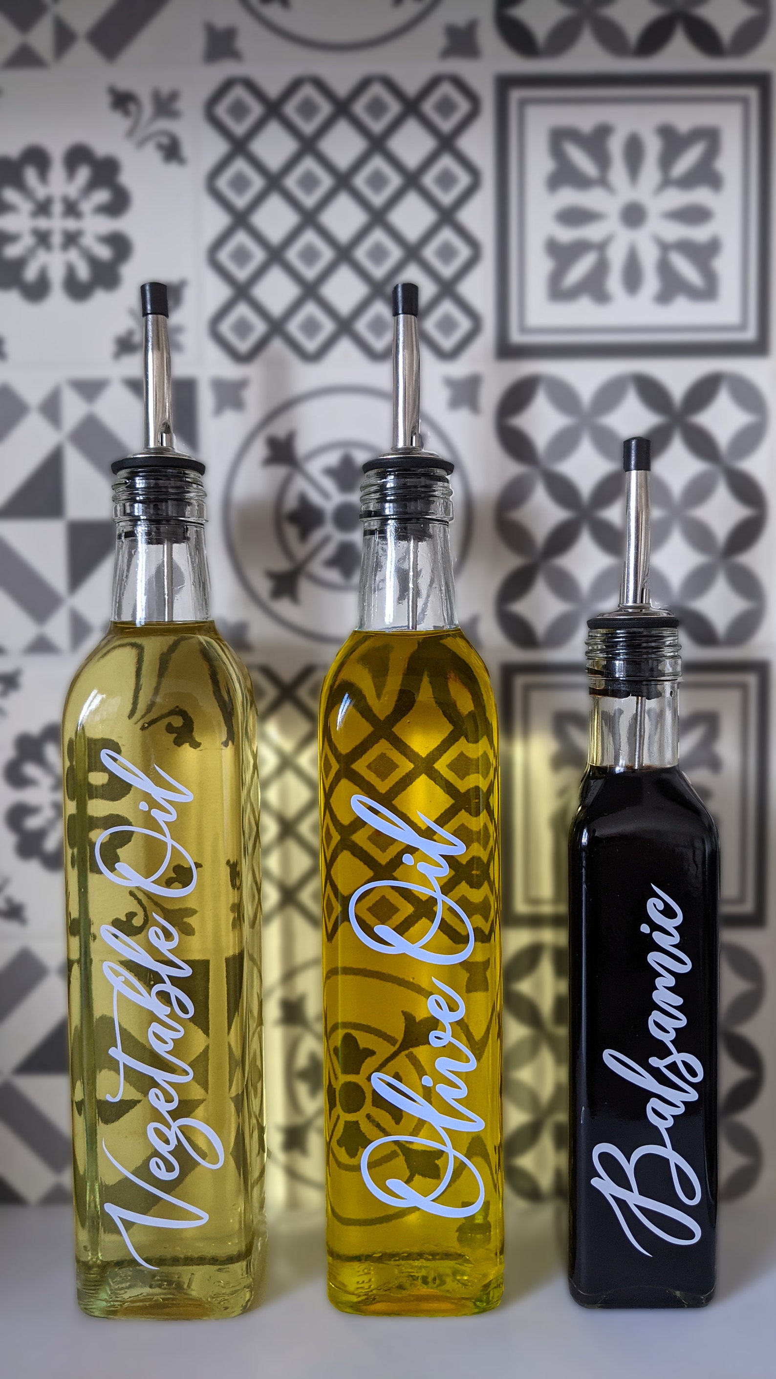 Personalised Olive Oil Bottles Storage Jars Cookware - Etsy UK