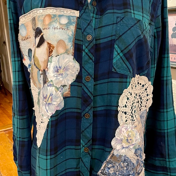 Upcycled Flannel Shirts - Etsy