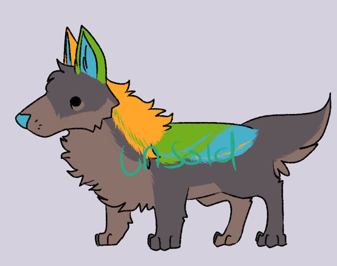 Dog Adopt Furry Fursona Adopt - Etsy