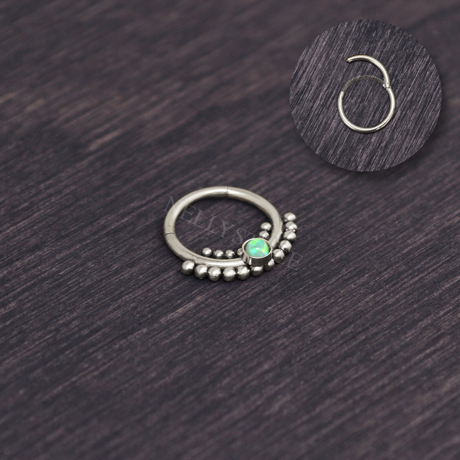 Septum Nose Ring - Implant Grade Titanium Septum Hoop, Daith Ring - Etsy
