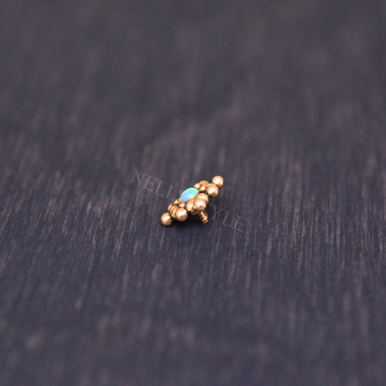 Dermal Jewelry With Opal Stone 316L Surgical Steel Dermal | Etsy