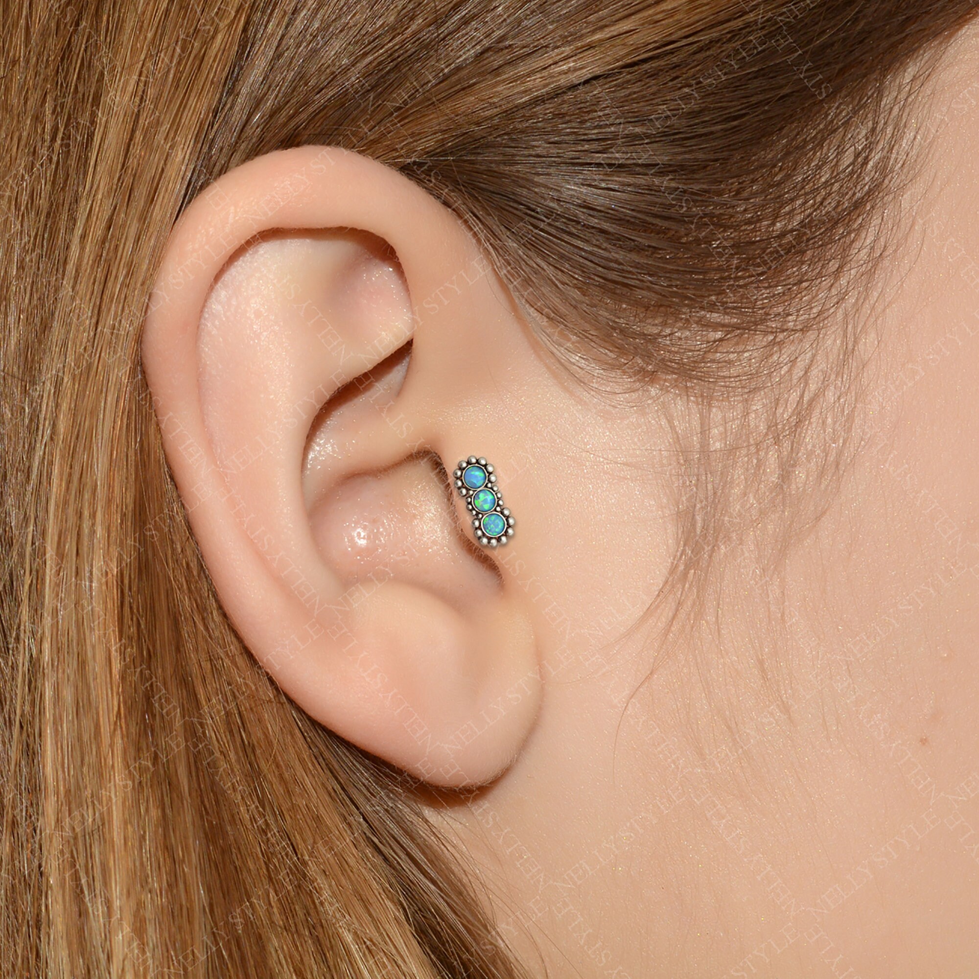 Implant Grade Titanium Tragus Earring Cartilage Stud | Etsy