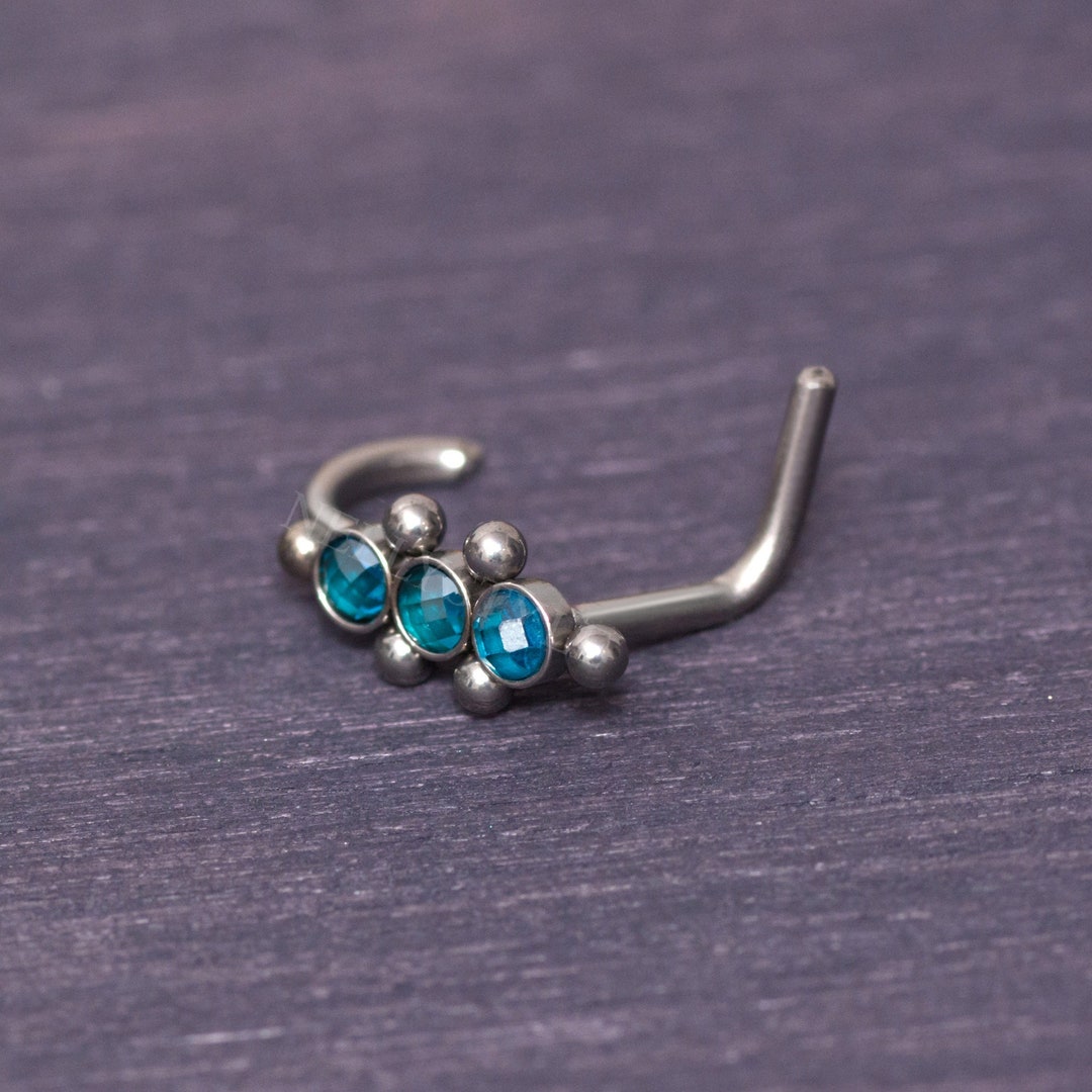 Implant Grade Titanium Nose Jewelry - Titanium Nose Ring Stud - Etsy