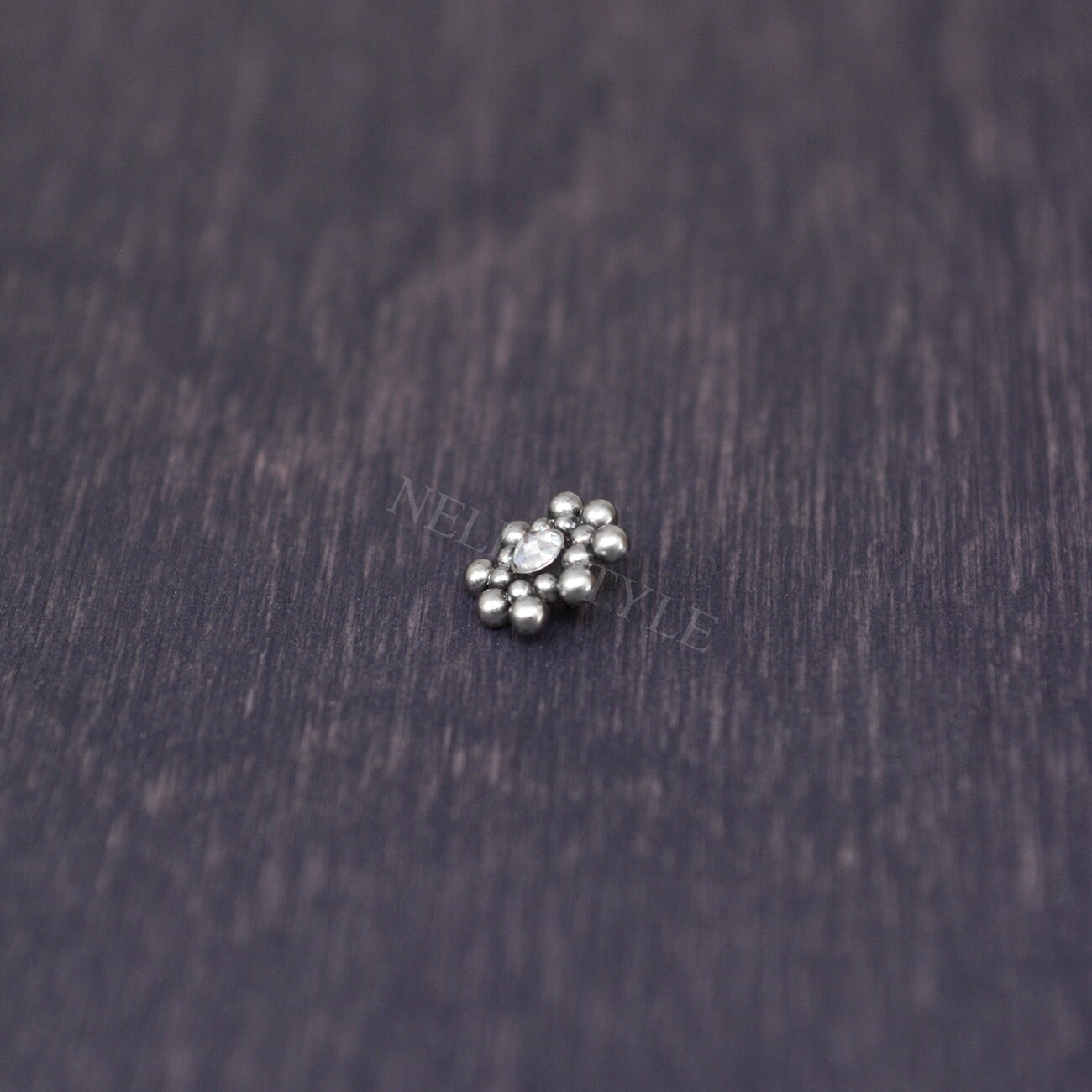 Surgical Steel Dermal Top - Dermal Body Piercing Jewelry With CZ - Etsy