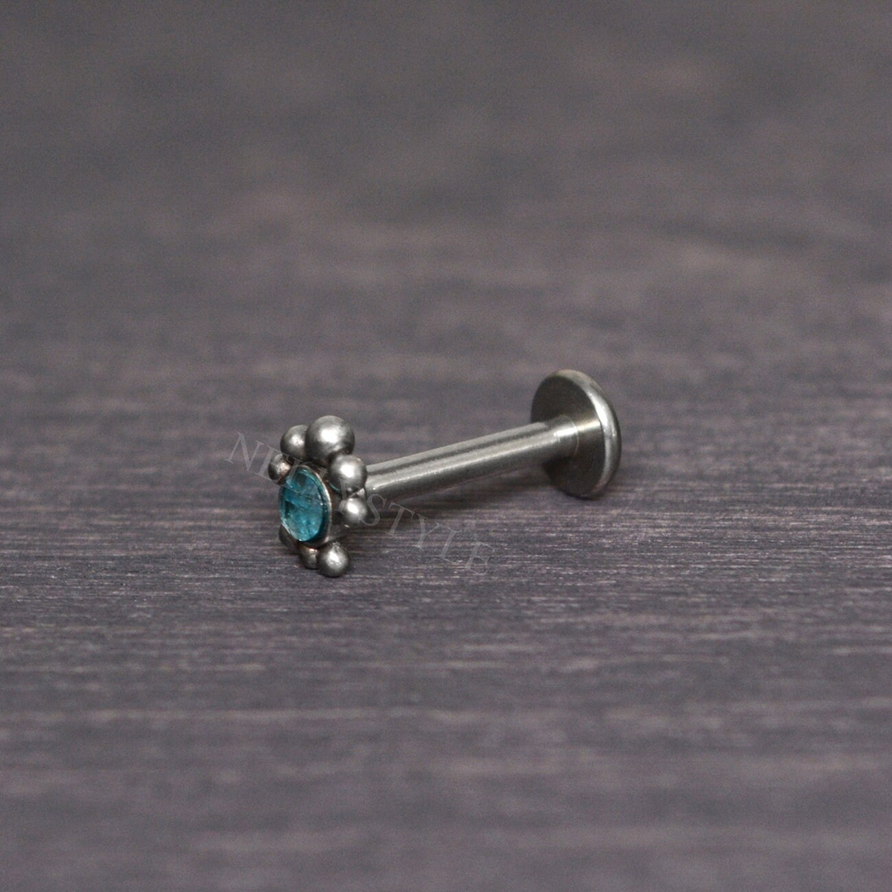 Labret Stud 316L Surgical Steel Lip Stud Flat Back CZ - Etsy