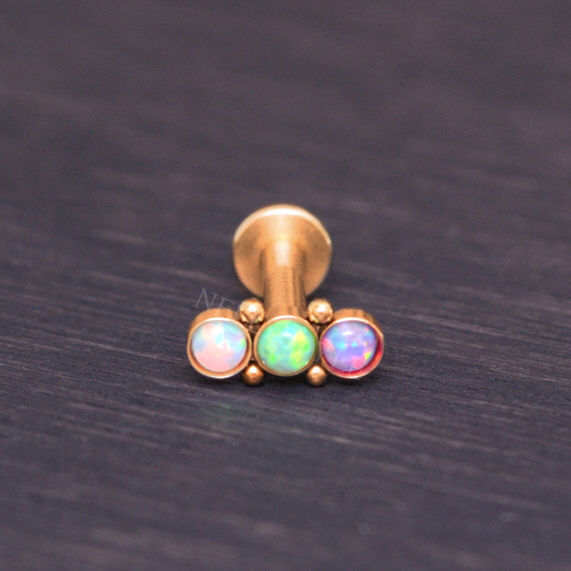 Surgical Steel Labret Piercing Jewelry Lip Ring Internally - Etsy