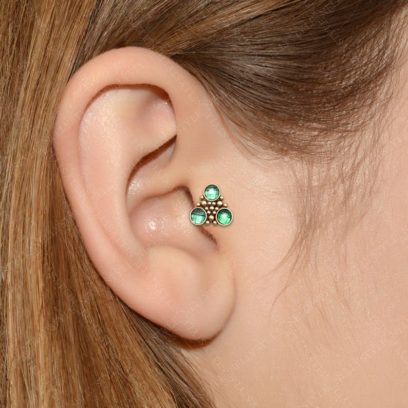 Surgical Steel Helix Piercing Tragus Ring Stud Cartilage - Etsy