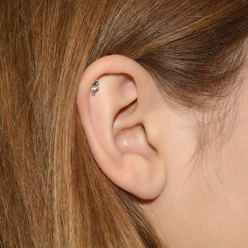 SALE Tragus Earring Surgical Steel Forward Helix Stud - Etsy