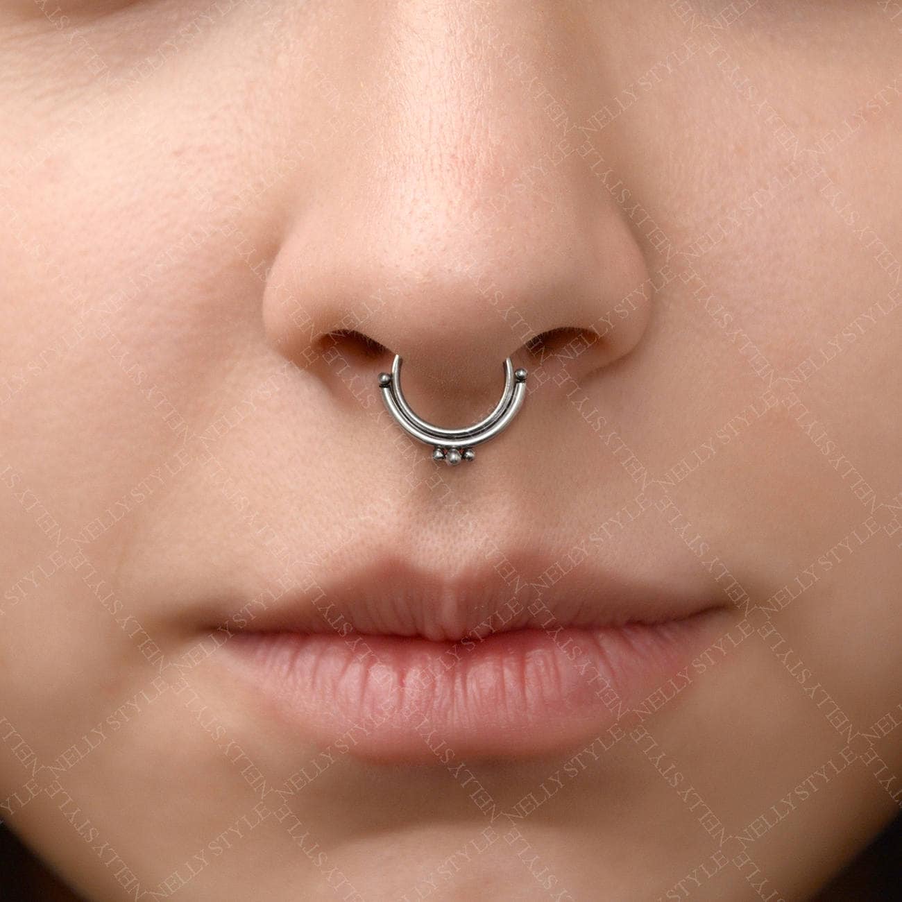 Surgical Steel Septum Jewelry 16g Septum Clicker Daith | Etsy