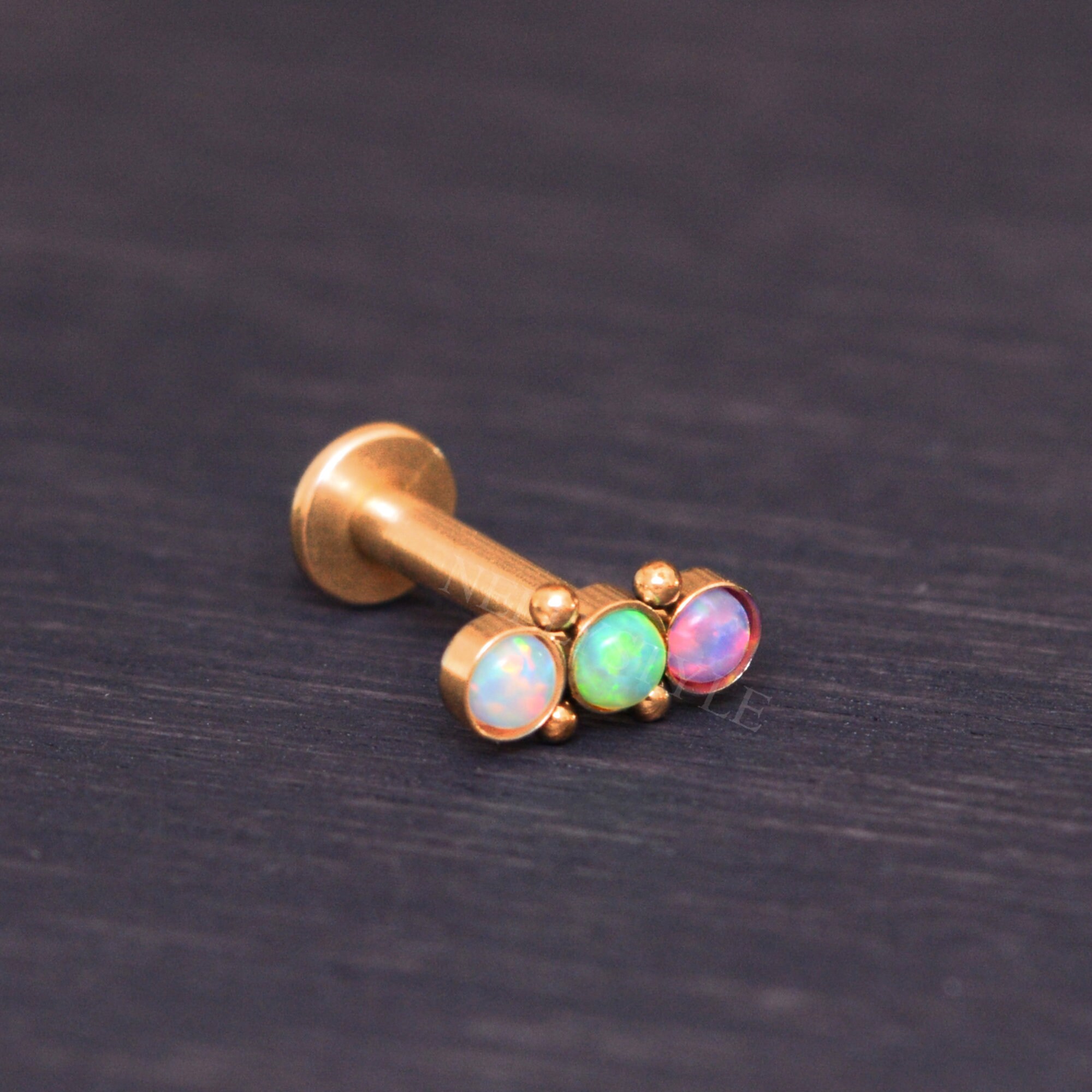 Surgical Steel Labret Piercing Jewelry Lip Ring Internally | Etsy