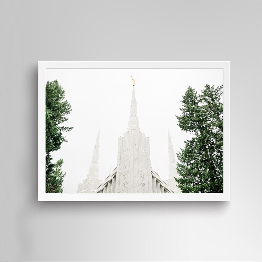 Portland Oregon LDS Temple Print - Etsy