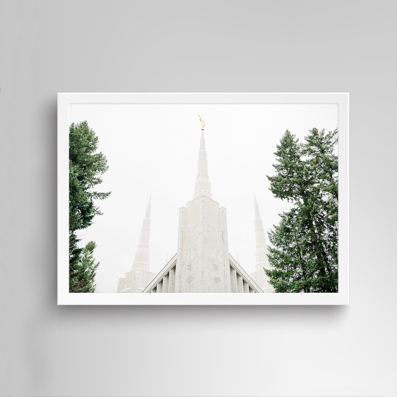 Portland Oregon LDS Temple Print - Etsy