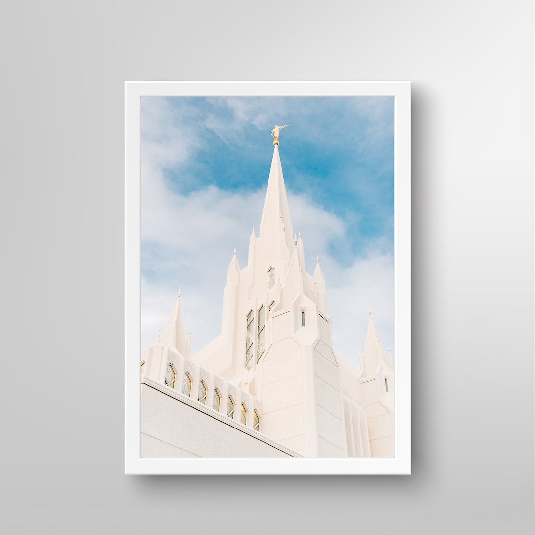 San Diego California LDS Temple Print - Etsy
