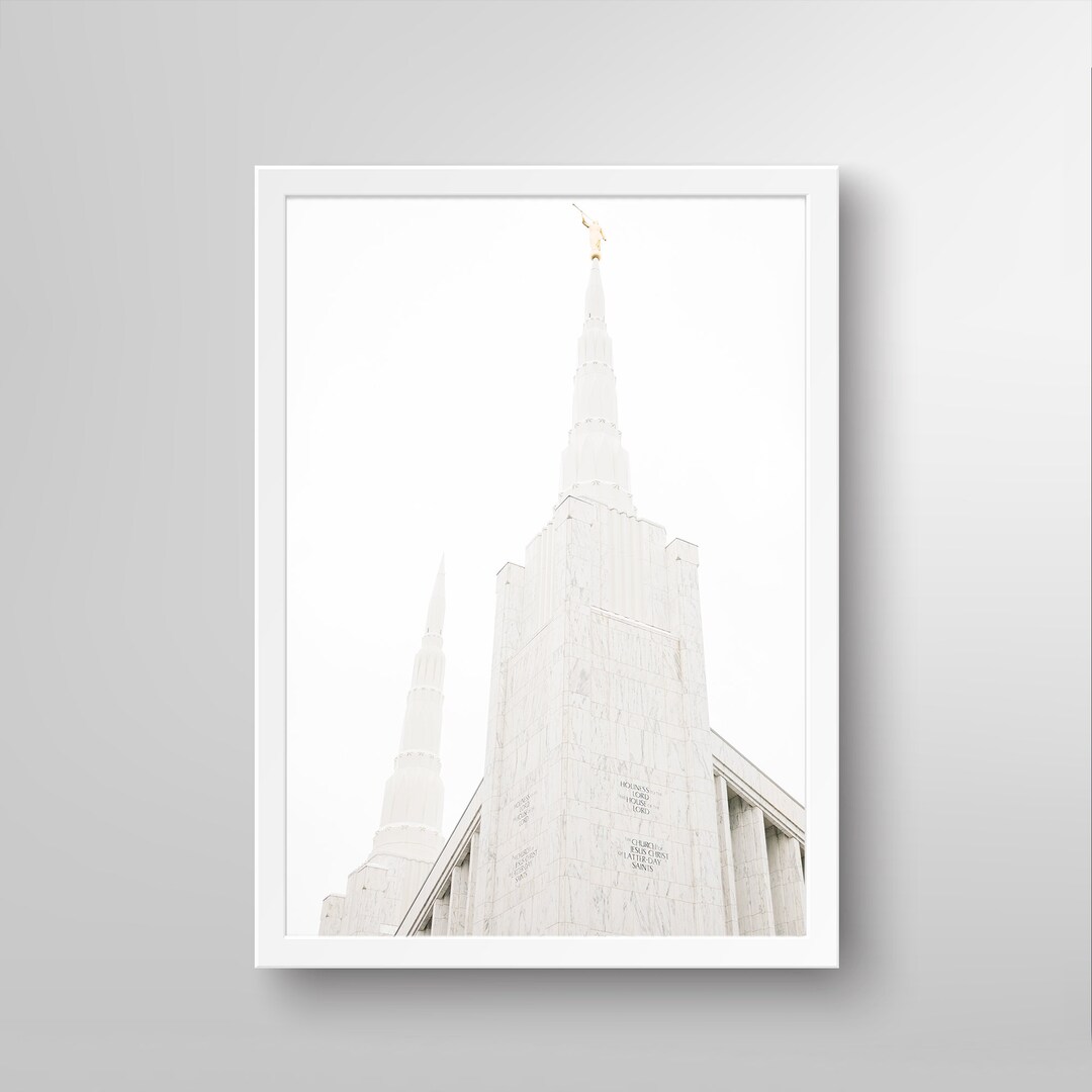 Portland Oregon LDS Temple Print - Etsy