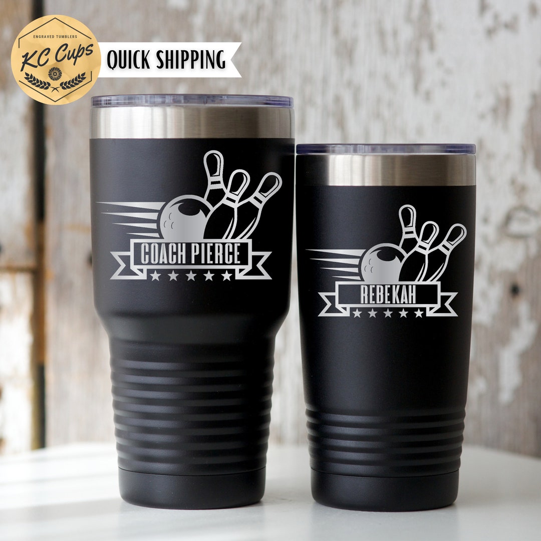 Personalized Bowling Engraved Tumbler, Bowling Gifts, Bowling Mom ...