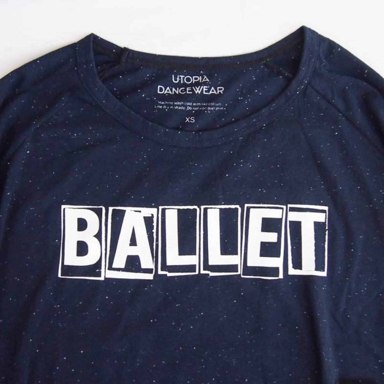 Long Sleeved Ballet Top - Dance Raglan Shirt - Long Sleeved Dance Tee ...