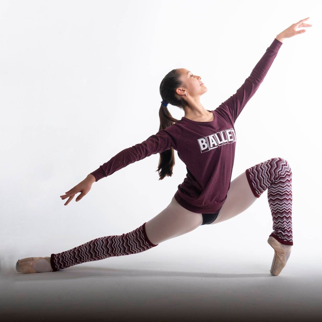 Long Sleeved Ballet Top - Dance Raglan Shirt - Long Sleeved Dance Tee ...