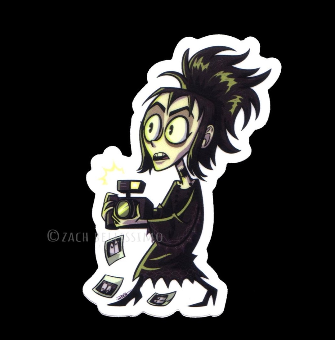 LYDIA DEETZ Die Cut Vinyl Sticker Decal Beetlejuice Tim Burton - Etsy
