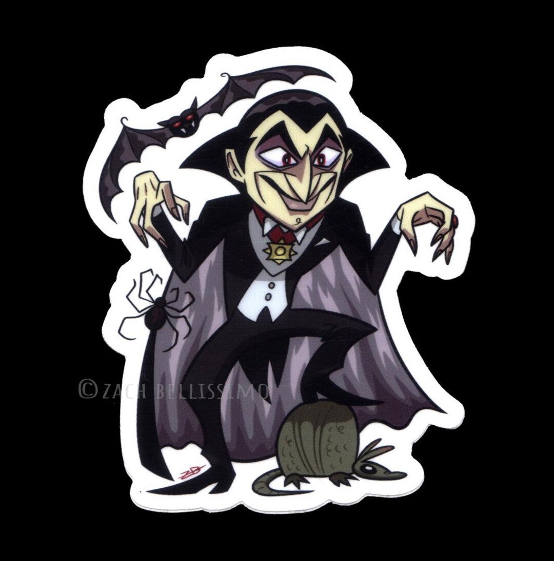 DRACULA Die Cut Vinyl Sticker Decal Classic Horror Universal Monsters ...