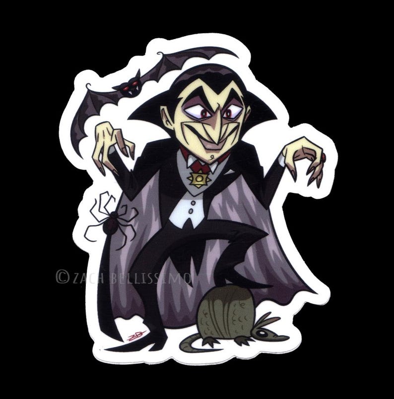 DRACULA Die Cut Vinyl Sticker Decal Classic Horror Universal Monsters ...