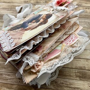 Small Ephemera Junk Journal, 2 Ringed Scrapbook, Handmade Keepsake Book ...